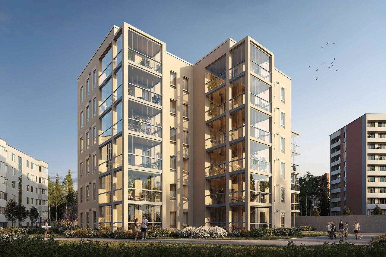 Myydään Kerrostalo, Yksiö - Tampere, Kaleva, Pellervonkatu 20b A 23 - Etuovi.com 70082566