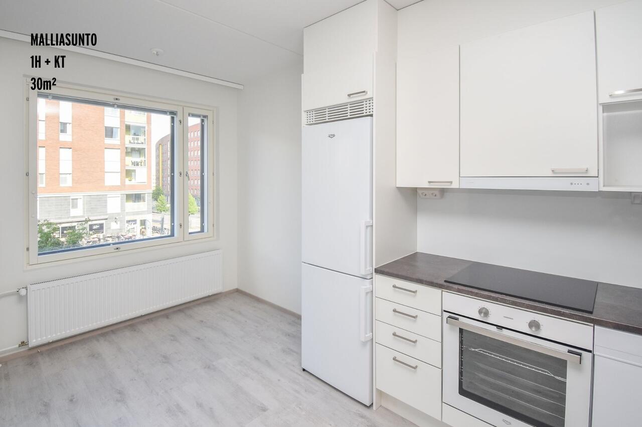 Vuokrataan Kerrostalo Yksiö - Vantaa Kivistö Opaalikuja 2 B