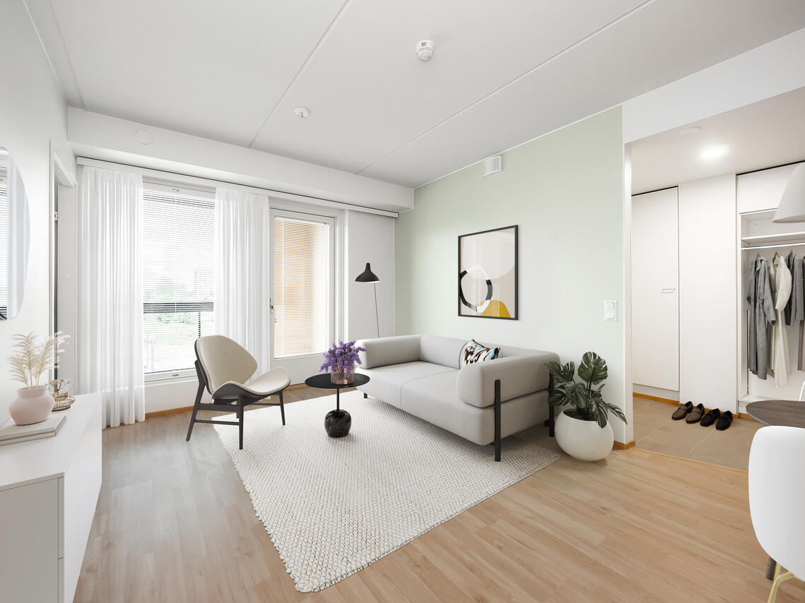 Vuokrataan Kerrostalo 3 huonetta - Oulu Toppilansalmi Satamatie 13 A4