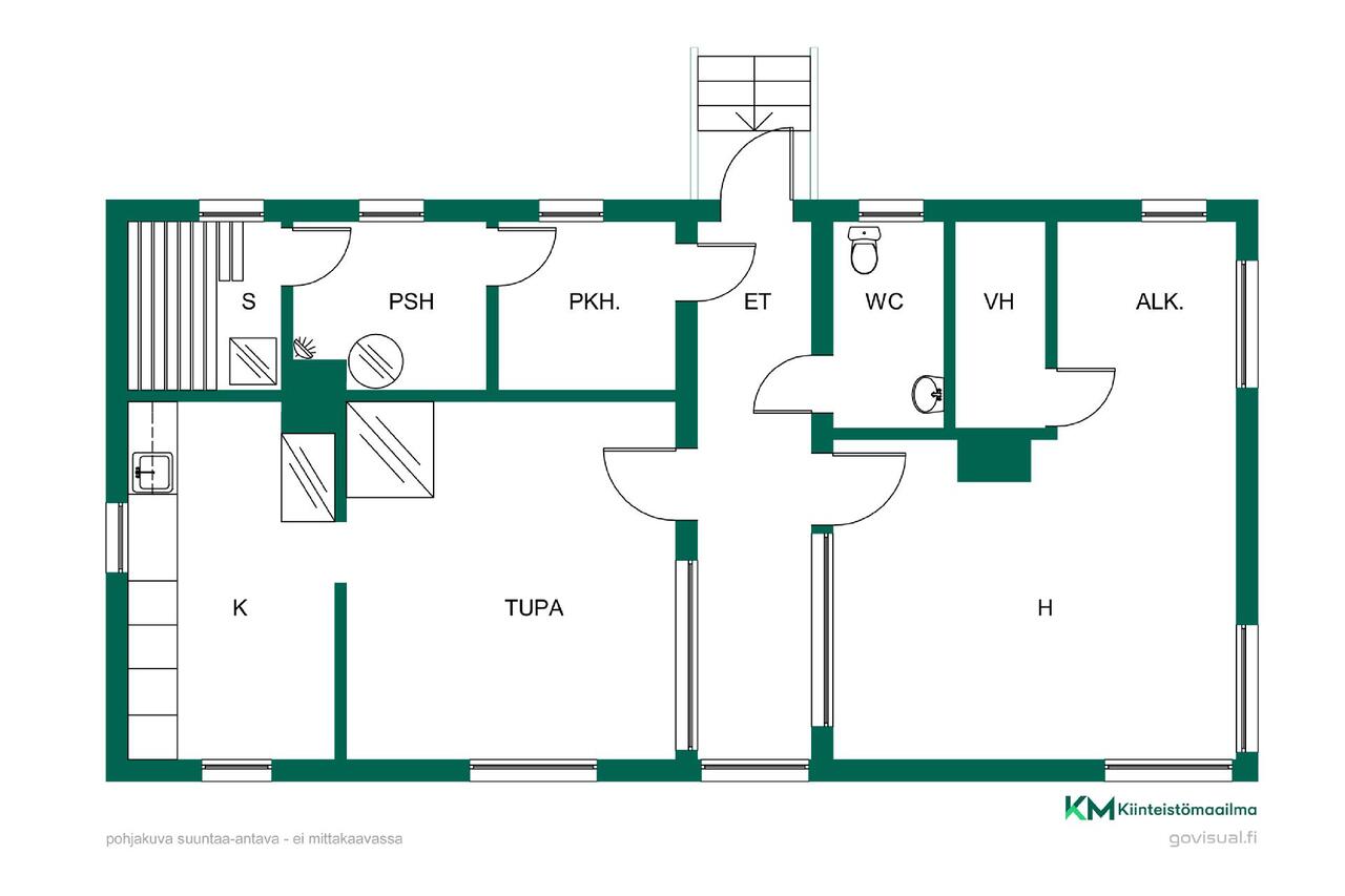 Myydään Mökki tai huvila, 3 huonetta - Nokia, Pakkala, Pysäkkitie 130 ...