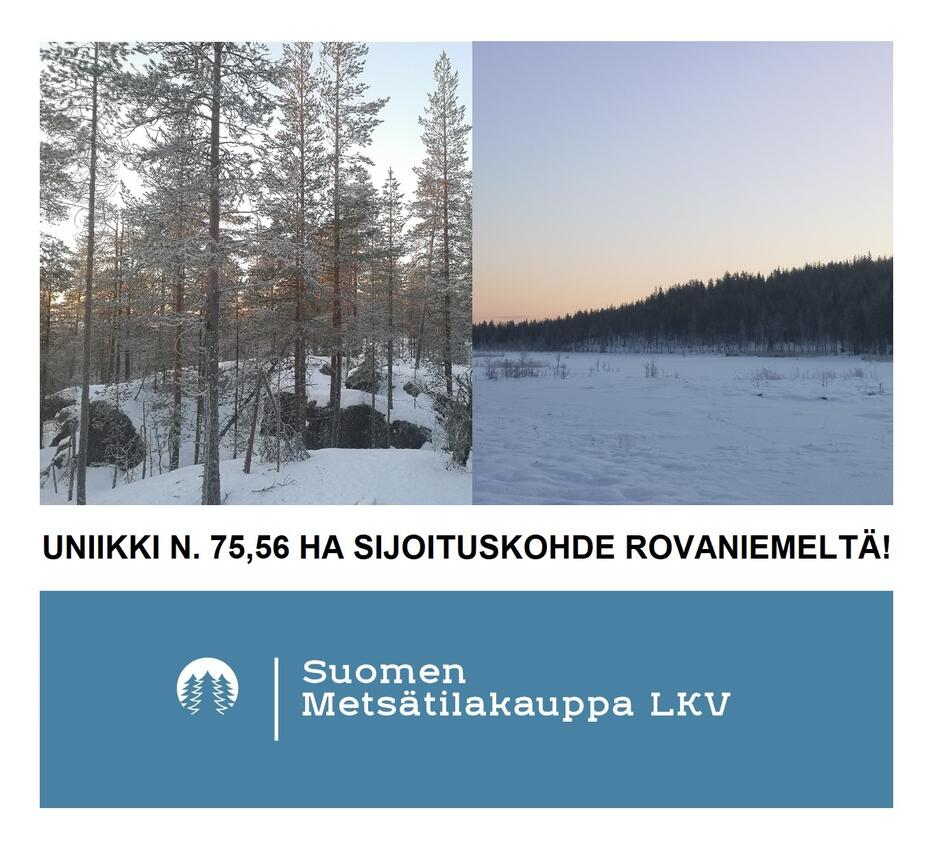 Myydään Määräala - Rovaniemi, , Tuomivaarantie 24 - Etuovi.com 64108440