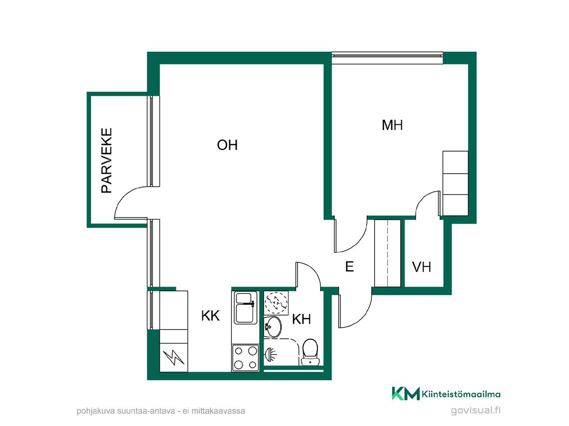Myydään Kerrostalo, Kaksio - Kuopio, Keskusta, Kasarmikatu 4 - Etuovi ...