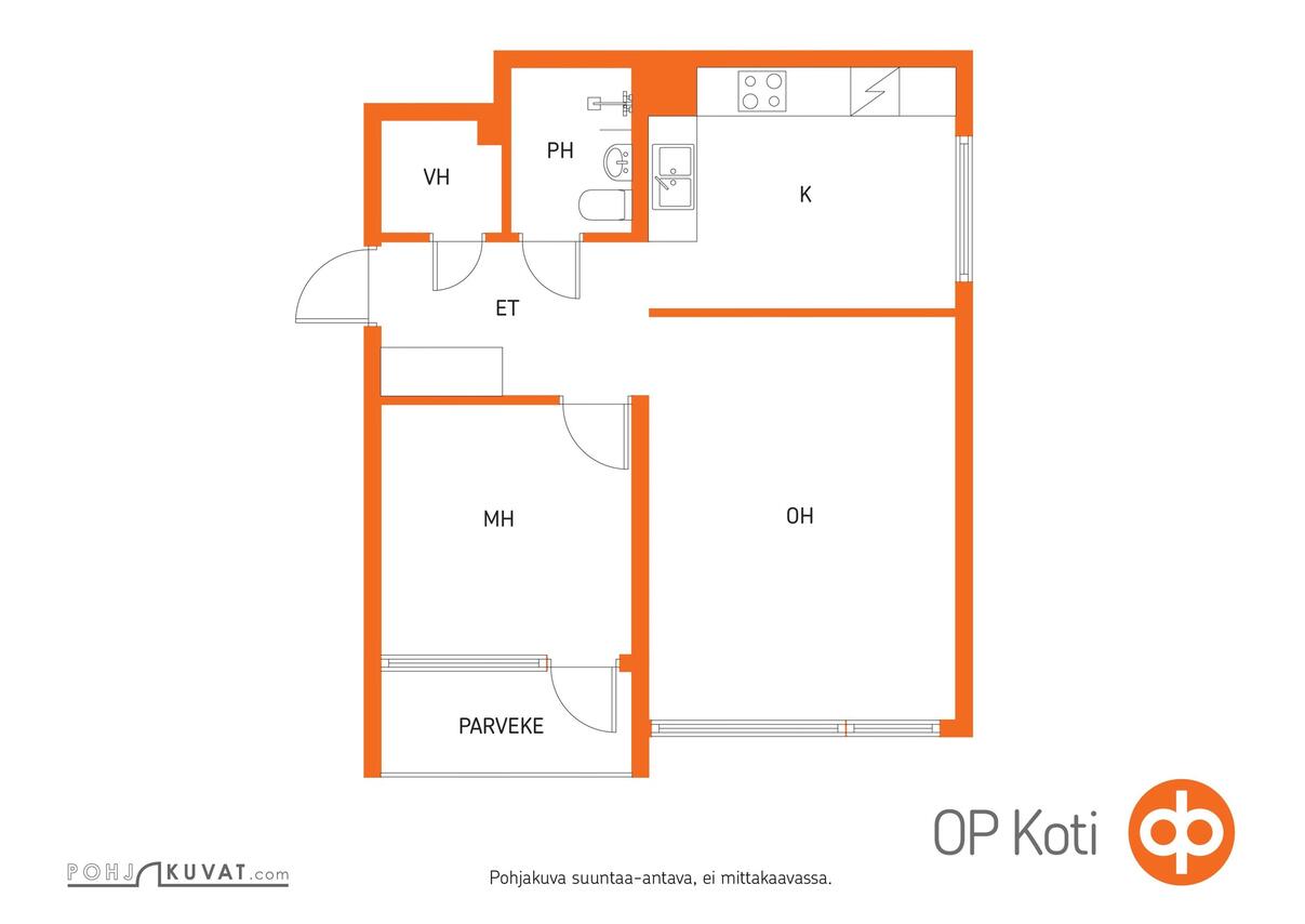 Myydään Kerrostalo, Kaksio - Jyväskylä, Kortepohja, Emännäntie 18 A ...
