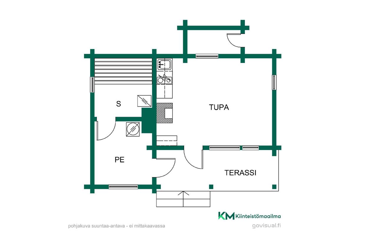 Myydään Mökki tai huvila, Yksiö - Mikkeli, Tikkala, Elopellontie 8 ...