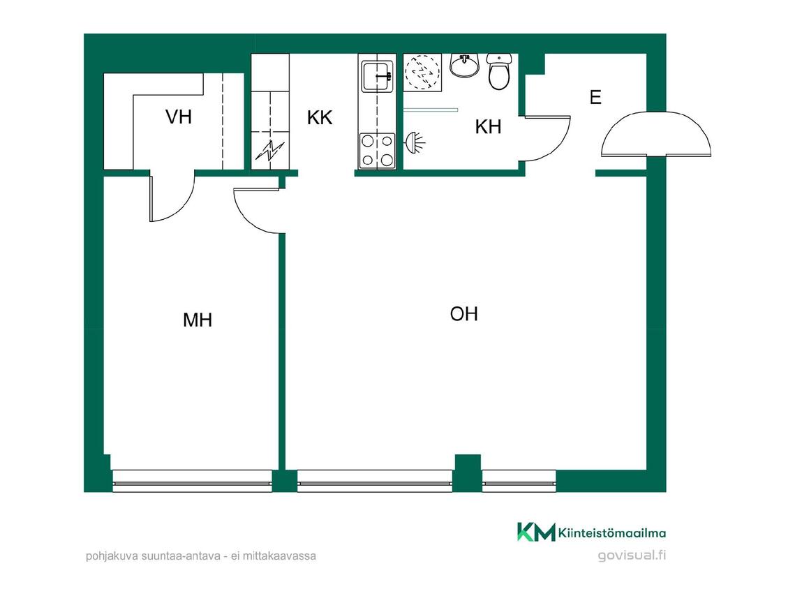 Myydään Kerrostalo, Kaksio - Kuopio, Keskusta, Savonkatu 20 - Etuovi ...