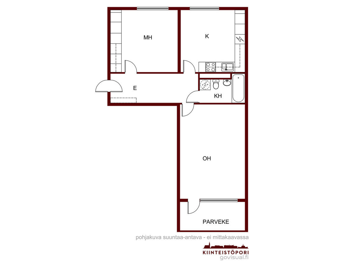 Myydään Kerrostalo, Kaksio - Pori, Pihlava, Uusitalontie 1 - Etuovi.com ...