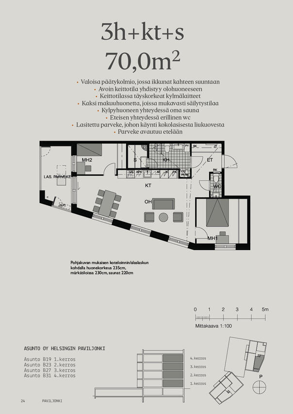 Myydään Kerrostalo, 3 huonetta - Helsinki, Haaga, Steniuksentie 20 B27 ...