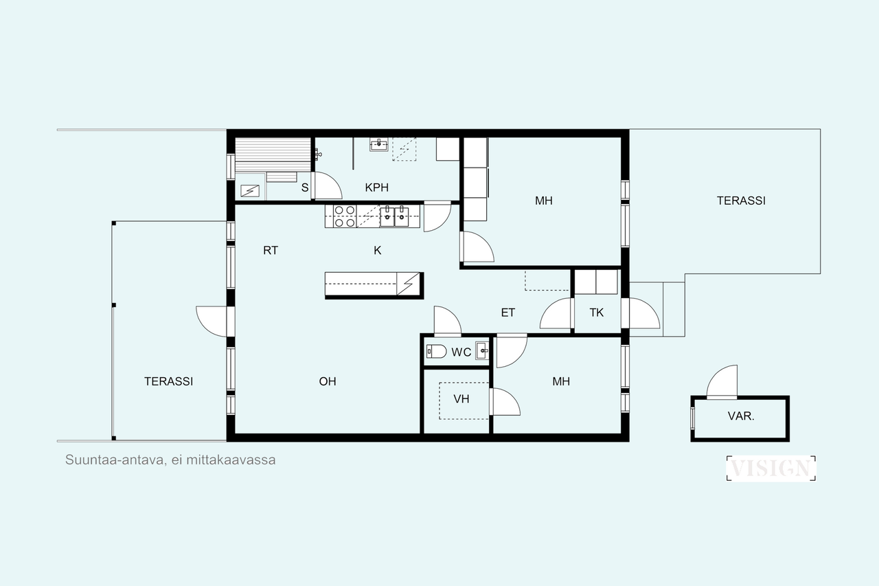 Myydään Rivitalo, 3 huonetta - Naantali, Taimo, Taimontie 1-3 B 8 ...