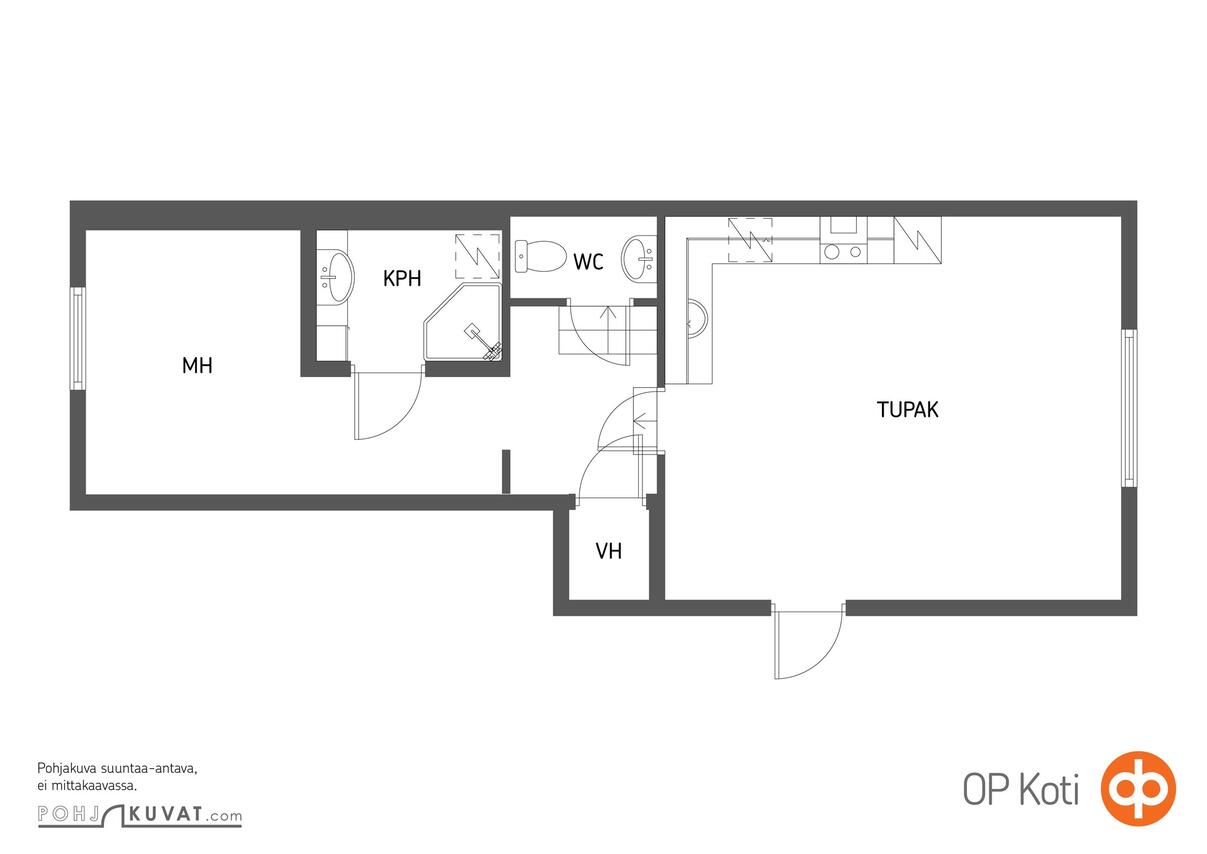 Myydään Kerrostalo, Kaksio - Turku, Keskusta, Puutarhakatu 7 b A ...