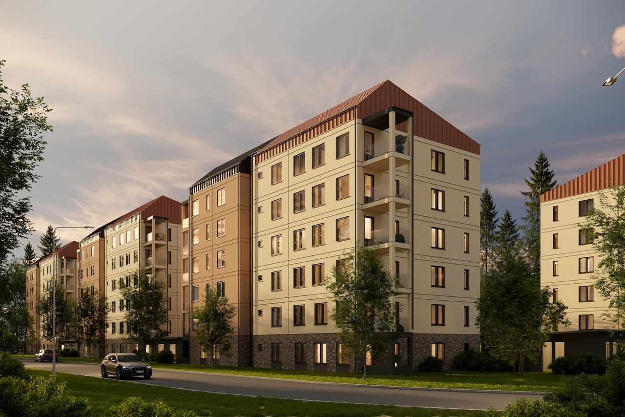 Myydään Kerrostalo, Kaksio - Oulu, Hiukkavaara, Kunniamarssi 2 A 25 ...