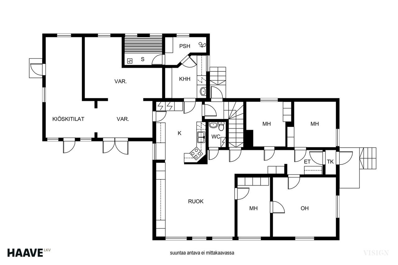 Myydään Omakotitalo, Yli 5 huonetta - Rauma, Lappi, Saarnikuja 1 ...