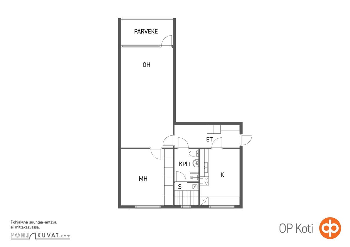Myydään Kerrostalo, Kaksio - Uusikaupunki, Keskusta, Vakka-Suomenkatu ...