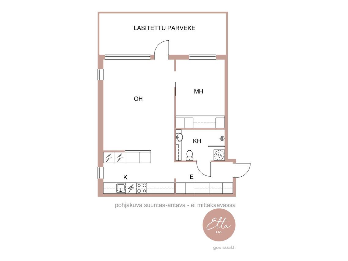 Myydään Kerrostalo, Kaksio - Turku, Keskusta, Ursininkatu 8b as ...