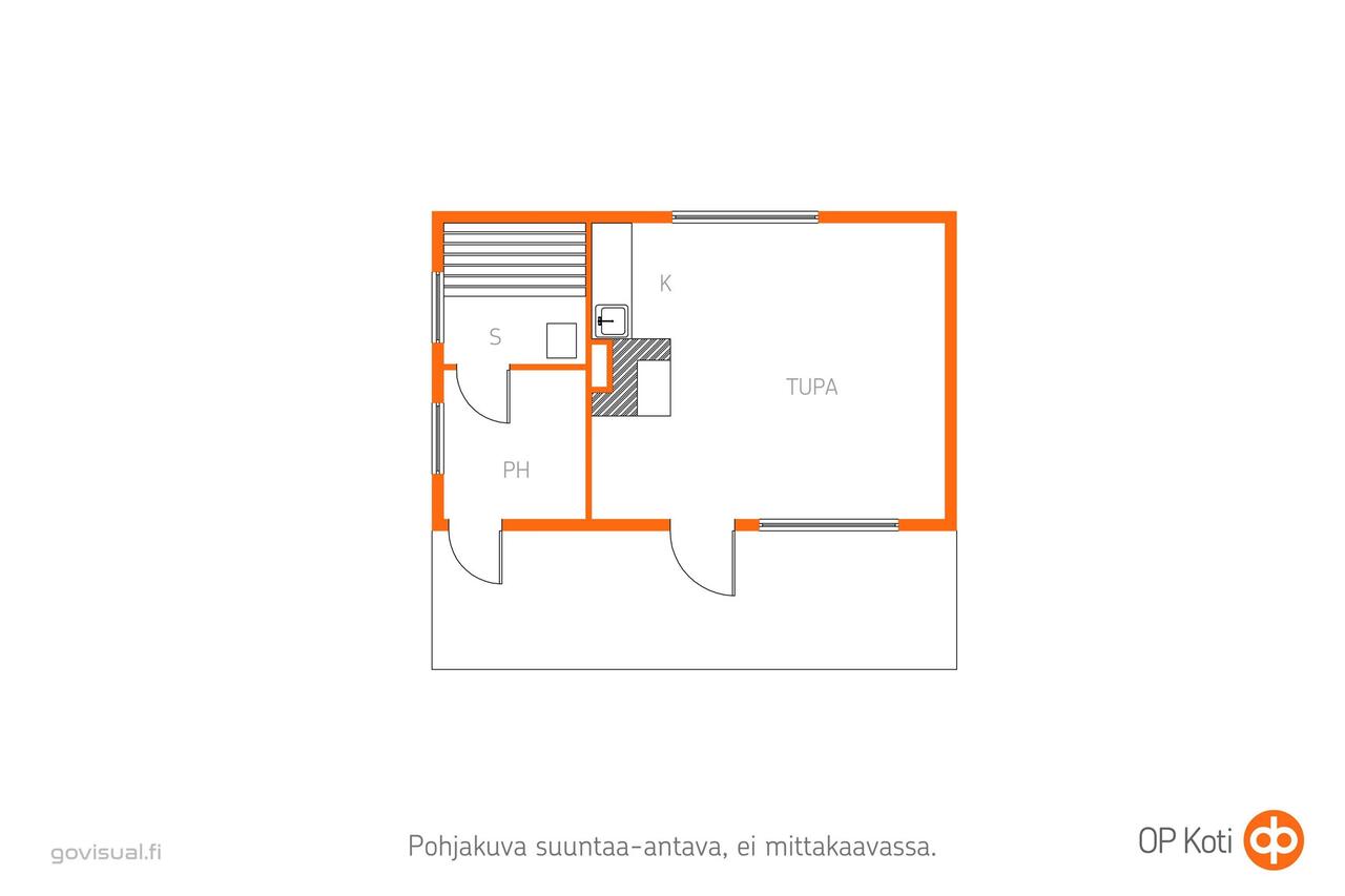 Myydään Mökki tai huvila, Yksiö - Kouvola, Voikkaa, Suolalahdentie 61 C ...