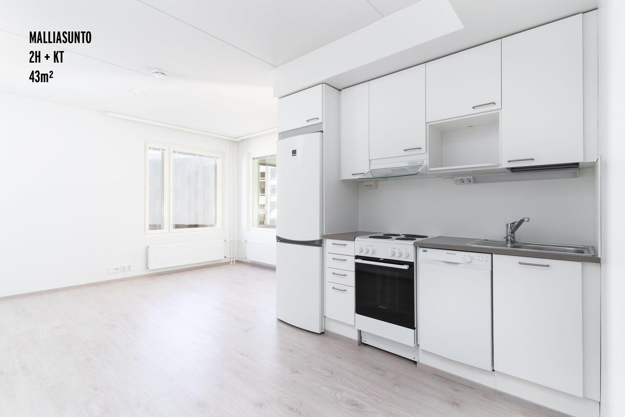 Vuokrataan Kerrostalo Kaksio - Espoo Perkkaa Kaarlo Sarkian katu 10 C