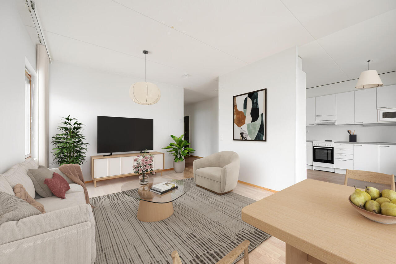 Vuokrataan Kerrostalo 4 huonetta - Espoo Tuomarila Suvelantie 18 B