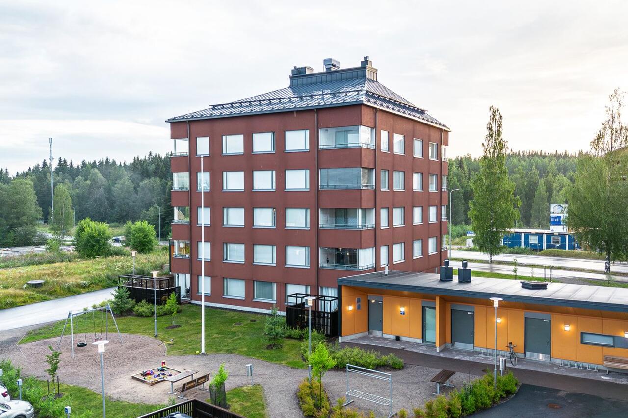 Vuokrataan Kerrostalo Yksiö - Jyväskylä Palokka Lusikkakatu 4 A 01