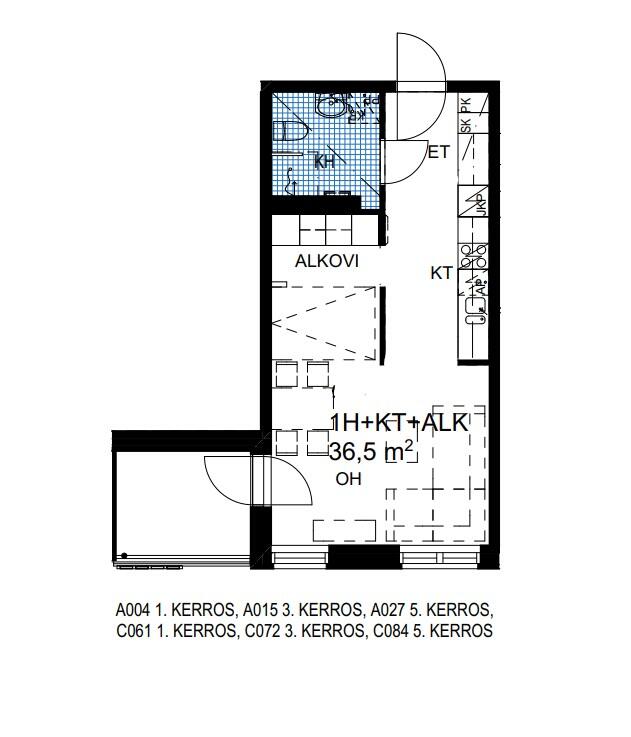 Vuokrataan Kerrostalo Yksiö - Espoo Niittykumpu Niittysillankulma 1