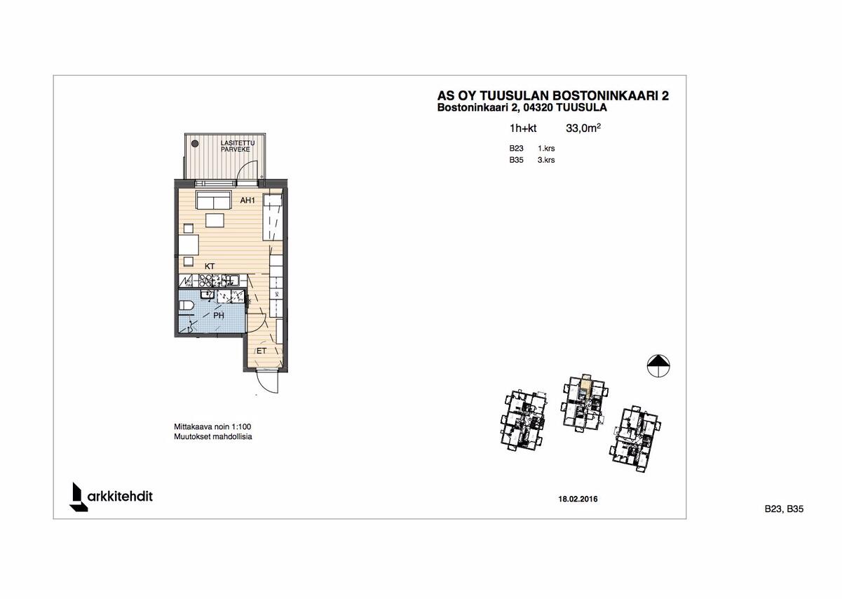 For sale Block of flats Studio - TUUSULA Sula Bostoninkaari 2