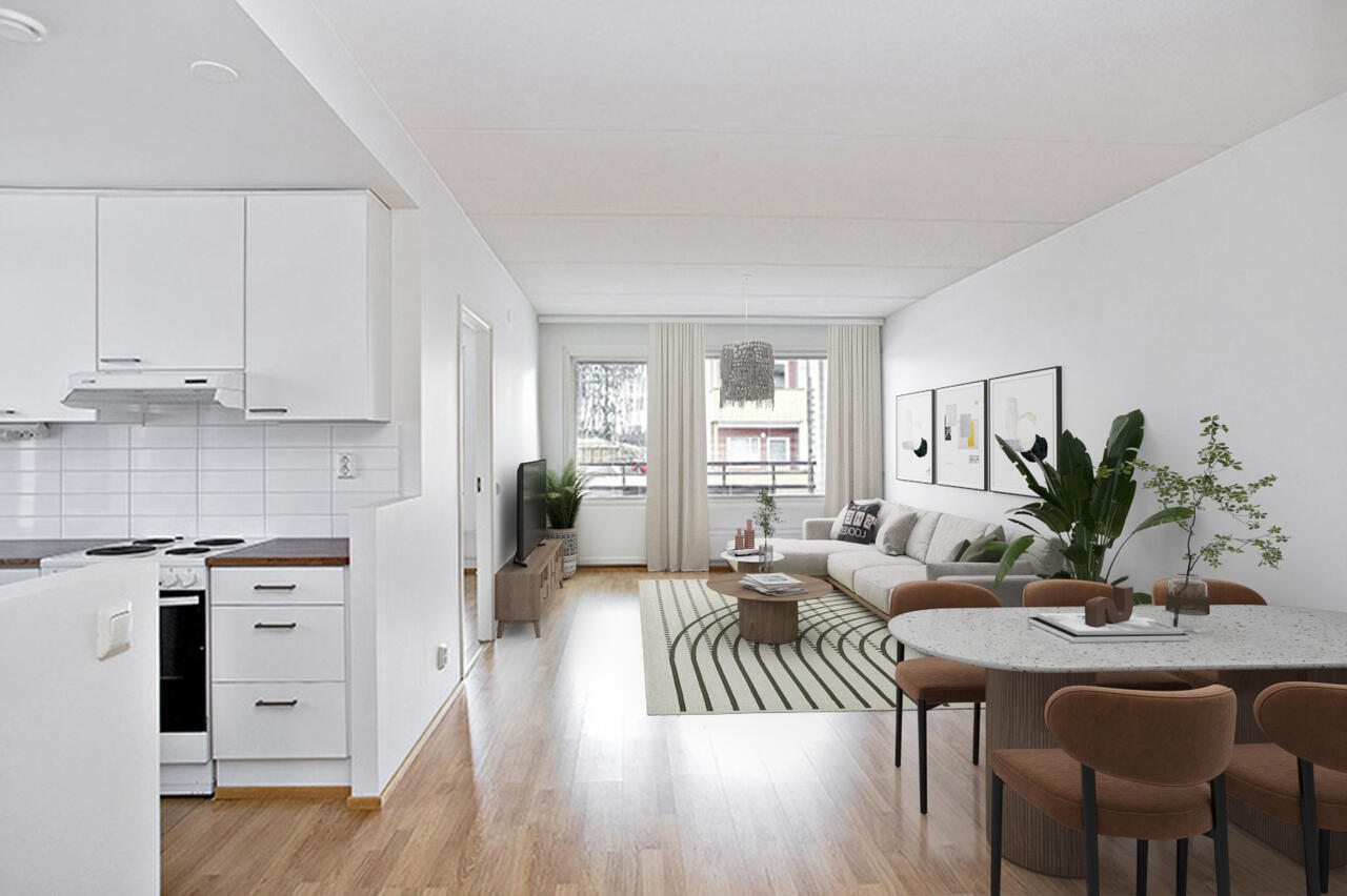 Vuokrataan Luhtitalo 3 huonetta - Porvoo Hornhattula Mika Waltarin katu 26