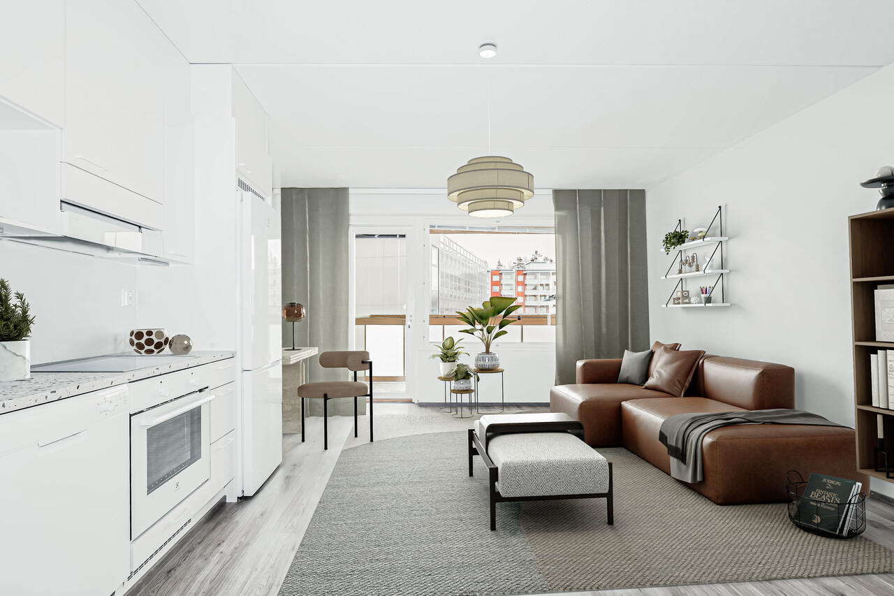 Vuokrataan Kerrostalo Yksiö - Espoo Karakallio Karakalliontie 8 C