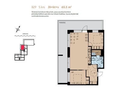 Myydään Kerrostalo, 3 huonetta - Joensuu, Penttilä, Penttilänkulma 6 B ...