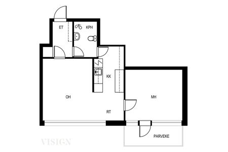 Myydään Kerrostalo, Kaksio - Lappeenranta, Tykki-Kiviharju, Kauppakatu ...